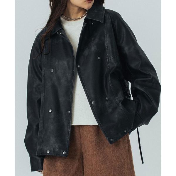 『セール実施中』ZOZO問い合わせ番号:99551677ショップ:ROSE BUD，ローズバッドブランド:ROSE BUD，ローズバッド商品名:LEATHER LIKE JACKETカテゴリ:ジャケット/アウター>その他アウターブラン...