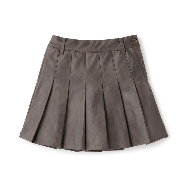 『セール実施中』ZOZO問い合わせ番号:99551817ショップ:NARUMIYA ONLINE，ナルミヤ オンラインブランド:LOVETOXIC，ラブトキシック商品名:【LTXC】合皮プリーツスカートカテゴリ:スカート>スカートブラ...