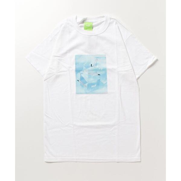 『セール実施中』参考価格：10，560円発売時期：2023年05月コンディション：C（やや使用感あり）使用感があり、やや気になる傷や汚れがあるアイテム首周り：汚れ参考商品名：HUF/ハフ CLOUDED S/S TEE グラフィックロゴ プ...