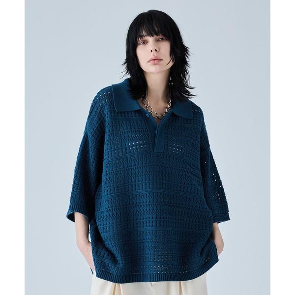 『セール実施中』参考価格：5，500円発売時期：2024年03月コンディション：S（新品同様）タグ付きの未使用、または新品同様のアイテム付属品：スペアボタン・タグ参考商品名：【VELNUS】Watermark knitting loose ...