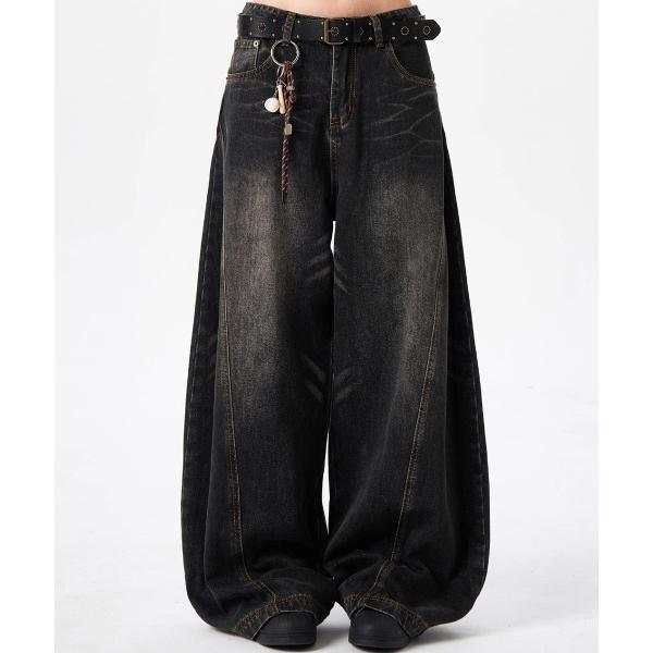 『タイムセール実施中』ZOZO問い合わせ番号:99583372ショップ:BUFFALO BOBS，バッファローボブズブランド:NEW GENTLEMAN，ニュージェントルマン商品名:モンスーンデニム ワイドバギー バルーン バレル パンツカ...