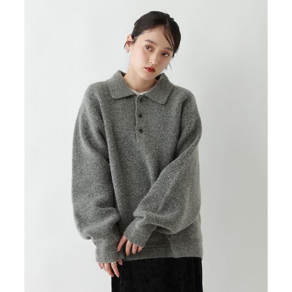 『タイムセール実施中』ZOZO問い合わせ番号:99583398ショップ:RAGEBLUE，レイジブルーブランド:RAGEBLUE，レイジブルー商品名:Relax Fit WOOLY Knit Polo リラックスフィット ウーリーニットポロ...