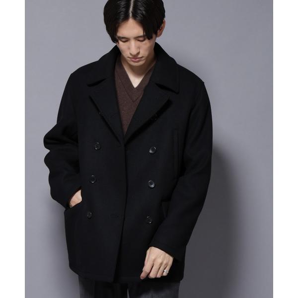 『セール実施中』ZOZO問い合わせ番号:99583402ショップ:NANO universe，ナノユニバースブランド:NANO universe，ナノユニバース商品名:ウールカシミヤメルトンPコートカテゴリ:ジャケット/アウター>ピー...