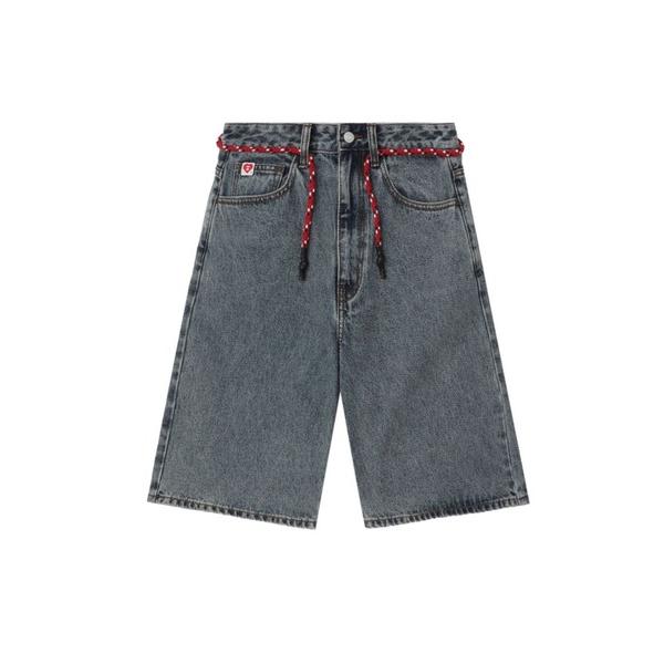 ZOZO問い合わせ番号:99583609ショップ:A BATHING APE，ア ベイシング エイプブランド:A BATHING APE，アベイシングエイプ商品名:EMBOSSED DENIM JORTSカテゴリ:パンツ>デニムパンツ...