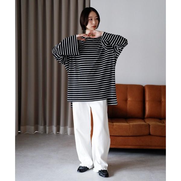 『タイムセール実施中』ZOZO問い合わせ番号:99585082ショップ:Bonjour Sagan，ボンジュールサガンブランド:amini，アミニ，Bonjour Sagan，ボンジュールサガン商品名:ビックシルエットボータートップスカテゴ...