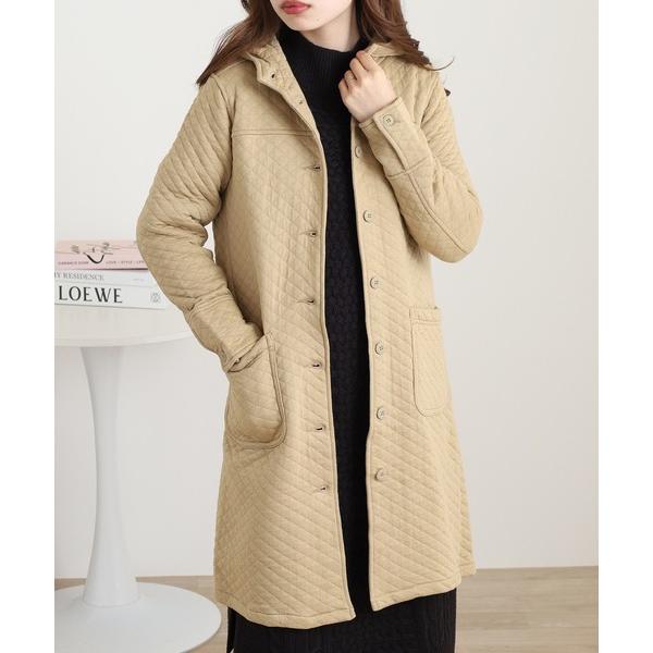 『タイムセール実施中』ZOZO問い合わせ番号:99585214ショップ:FUNALIVE，ファンアライブブランド:OMNES，オムネス，FUNALIVE，ファンアライブ商品名:コットンキルティングロングジャケットカテゴリ:ジャケット/アウタ...