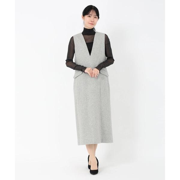 『セール実施中』ZOZO問い合わせ番号:99585309ショップ:STRAWBERRY-FIELDS，ストロベリーフィールズブランド:STRAWBERRY-FIELDS，ストロベリーフィールズ商品名:ホームスパンラメツイード_Vネックジャン...