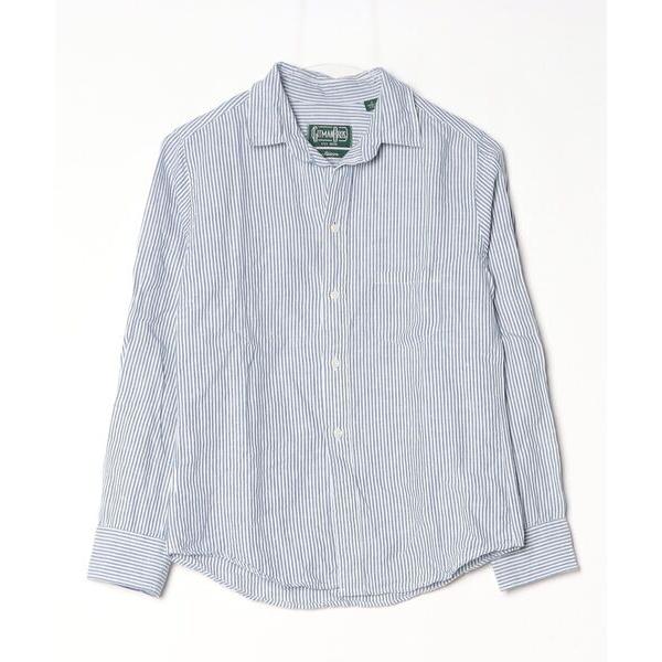 コンディション：A（使用感なし）数回使用した程度で使用感が感じられないアイテムZOZO問い合わせ番号:99586573ショップ:ZOZOUSED，ゾゾユーズドブランド:GITMAN BROS.，ギットマンブラザーズ商品名:ストライプ柄長袖シ...