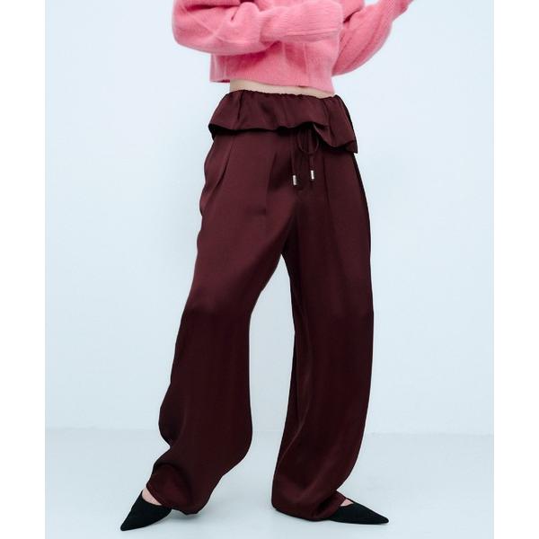 『タイムセール実施中』ZOZO問い合わせ番号:99610817ショップ:THINGS THAT MATTER，シングスザットマターブランド:THINGS THAT MATTER，シングス ザット マター商品名:PEPLUM SATIN EA...