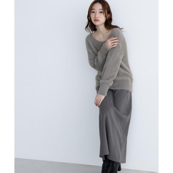 ZOZO問い合わせ番号:99615651ショップ:NATURAL BEAUTY BASIC，ナチュラルビューティーベーシックブランド:NATURAL BEAUTY BASIC，ナチュラルビューティーベーシック商品名:◇フェザーニットセットア...