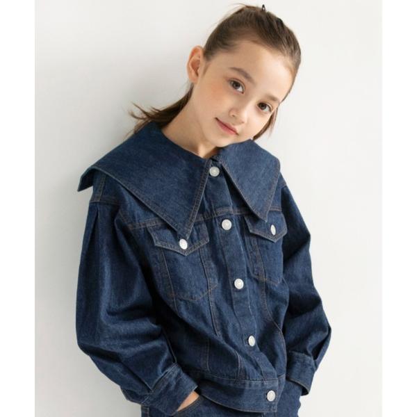 『セール実施中』ZOZO問い合わせ番号:99615824ショップ:branshes，ブランシェスブランド:EDWIN，エドウィン，branshes，ブランシェス商品名:【Ou? by EDWIN】BIG襟デニムジャケットカテゴリ:ジャケット...