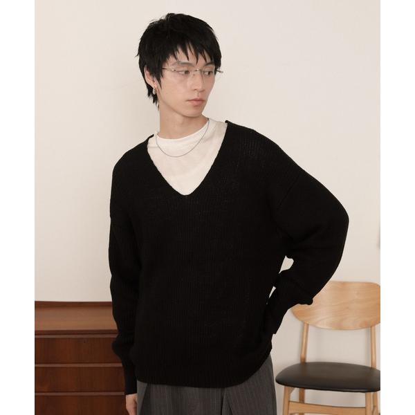 『セール実施中』ZOZO問い合わせ番号:99615841ショップ:WEGO，ウィゴーブランド:LUCY，ルーシー，WEGO，ウィゴー商品名:LUCY/エルボーパッチVネックプルオーバーカテゴリ:トップス>ニット/セーターブランド品番:...