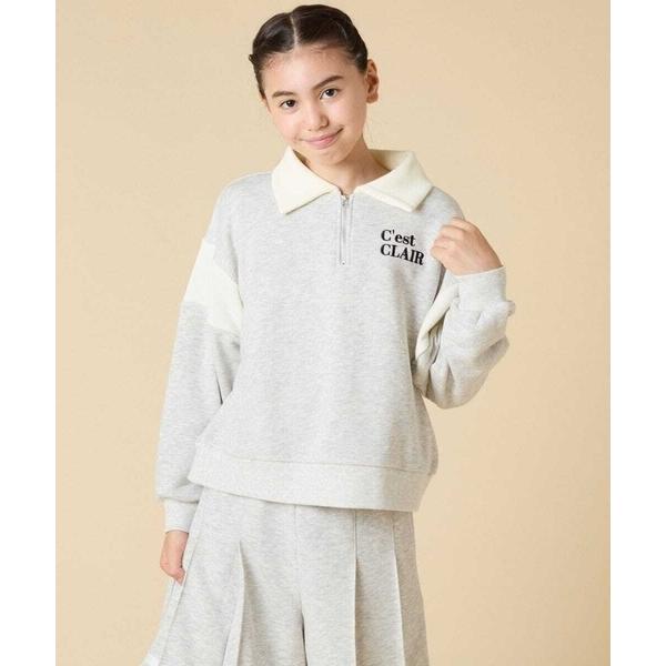 『タイムセール実施中』ZOZO問い合わせ番号:99615979ショップ:a.v.v，アー・ヴェ・ヴェブランド:a.v.v，アーヴェヴェ商品名:[130-160]【大人気！/ハーフジップトップス/プリーツキュロット】切り替えトレーナーセットア...