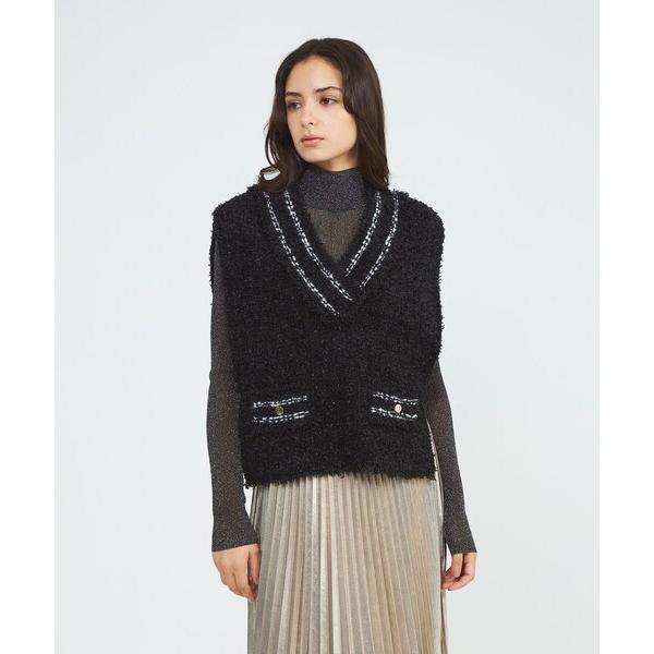 『タイムセール実施中』ZOZO問い合わせ番号:99616006ショップ:EPOCA，エポカブランド:EPOCA，エポカ商品名:【EPOCA STORIA】ツイード調ニットベスト《WEB＆EPOCA THE SHOP店舗限定》カテゴリ:トップ...