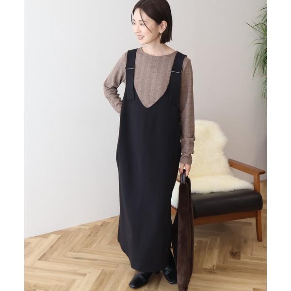 『タイムセール実施中』ZOZO問い合わせ番号:99616094ショップ:AMERICAN HOLIC，アメリカンホリックブランド:AMERICAN HOLIC，アメリカンホリック商品名:イージーケアWクロスIラインワンピースカテゴリ:ワンピ...