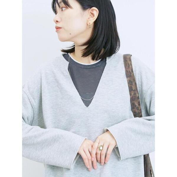 『タイムセール実施中』ZOZO問い合わせ番号:99616241ショップ:Samansa Mos2，サマンサ モスモスブランド:Samansa Mos2 blue，サマンサモスモスブルー商品名:◎裏毛深Vネックプルオーバーカテゴリ:トップス&...