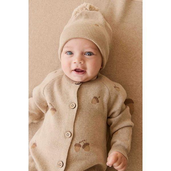 『セール実施中』ZOZO問い合わせ番号:99616533ショップ:JAMIE KAY，ジェイミーケイブランド:JAMIE KAY，ジェイミーケイ商品名:ニット帽Froest Acorns Cashew Marleカテゴリ:帽子>ニット...