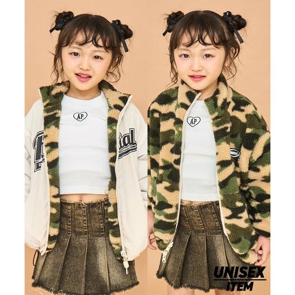 『タイムセール実施中』ZOZO問い合わせ番号:99619783ショップ:ANAP，アナップブランド:ANAP kids，アナップキッズ商品名:撥水加工リバーシブルボアブルゾン「ジュニアお揃い」カテゴリ:ジャケット/アウター>ブルゾンブ...
