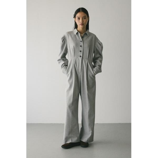 『セール実施中』ZOZO問い合わせ番号:99619855ショップ:STYLEMIXER，スタイルミキサーブランド:STYLEMIXER，スタイルミキサー商品名:メランジショルダータックロンパースカテゴリ:オールインワン・サロペット>つ...