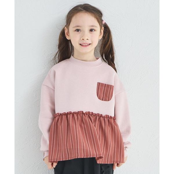 『セール実施中』ZOZO問い合わせ番号:99623756ショップ:pairmanon，ペアマノンブランド:pairmanon，ペアマノン，coucou manon，ククゥ マノン商品名:【ぬくふわ】裏起毛 ペプラム 切り替えドッキング トレ...