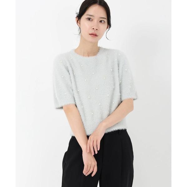 『セール実施中』ZOZO問い合わせ番号:99625026ショップ:STRAWBERRY-FIELDS，ストロベリーフィールズブランド:STRAWBERRY-FIELDS，ストロベリーフィールズ商品名:メルティーシャギー_パールシャギーニット...