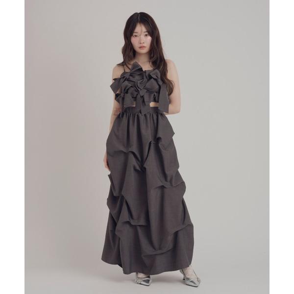 ZOZO問い合わせ番号:99629389ショップ:mellowneon，メロウネオンブランド:mellowneon，メロウネオン商品名:リボンビスチェタックスカートセットアップカテゴリ:ジャケット/アウター>セットアップブランド品番:...