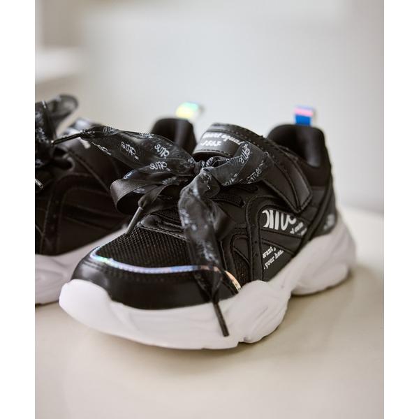 『セール実施中』ZOZO問い合わせ番号:99629515ショップ:ROPE' PICNIC，ロぺピクニックブランド:ROPE' PICNIC，ロペピクニック商品名:【KIDS/キッズ】【＝Me】チュール＆サテンリボンスニーカーカテゴリ:シュ...