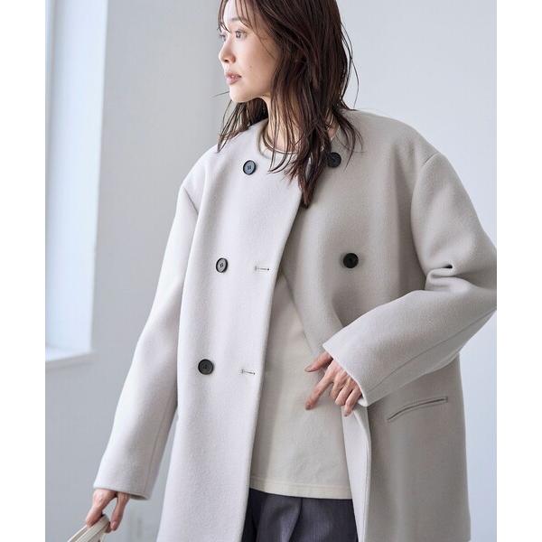 『タイムセール実施中』ZOZO問い合わせ番号:99629655ショップ:coen，コーエンブランド:RONEL，ロネル，coen，コーエン商品名:【RONEL】ノーカラーウールコートカテゴリ:ジャケット/アウター>その他アウターブラン...