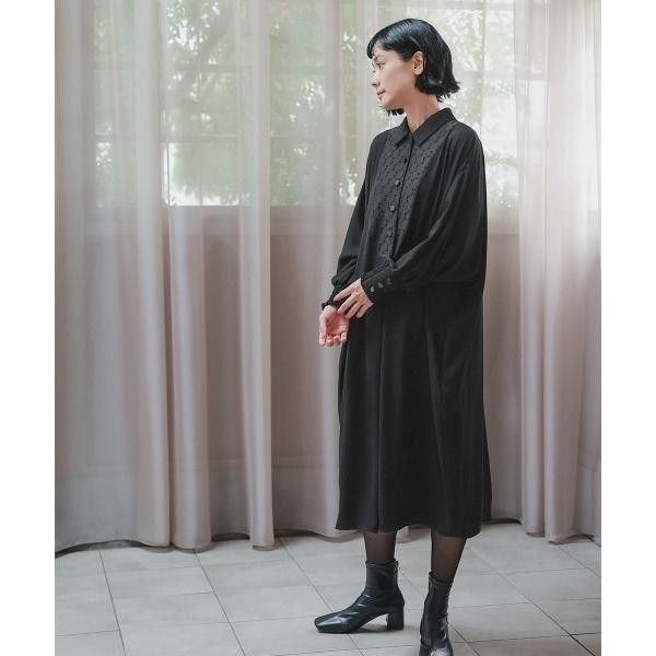 ZOZO問い合わせ番号:99629694ショップ:nissen，ニッセンブランド:Neina，ネイナ商品名:袱紗も入るポケット仕様　洗える防しわ水玉レースドルマンスリーブワンピース（ペチコート付き）＜大きいサイズ有＞〔Neina〕カテゴリ:...