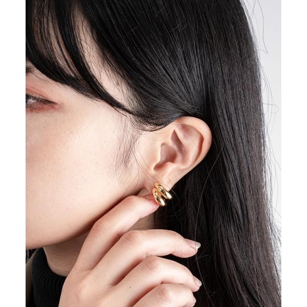 ※このアイテムは返品・交換対象外商品です。ZOZO問い合わせ番号:99629704ショップ:Rivel，リヴェルブランド:Rivel，リヴェル商品名:【JENNY BIRD/ジェニーバード】ミニフープ風デザインピアス　Mini Floren...