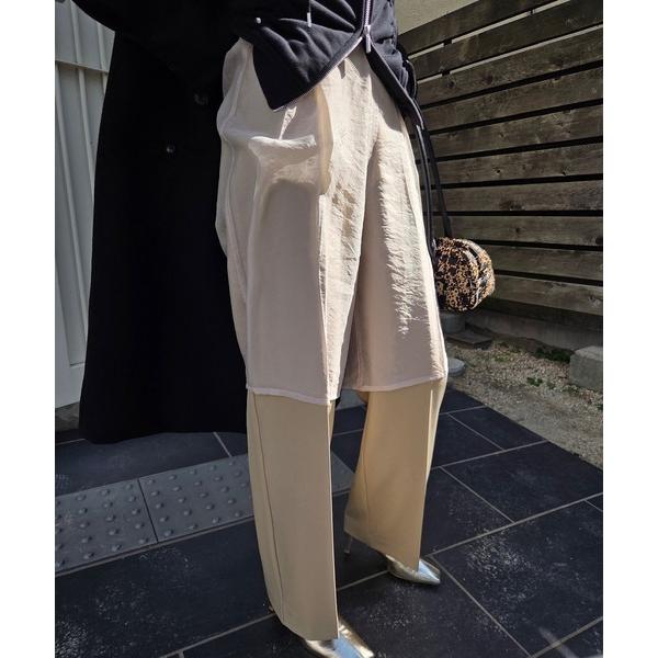 『セール実施中』ZOZO問い合わせ番号:99629902ショップ:AMERI VINTAGE，アメリビンテージブランド:Ameri，アメリ商品名:HALF SHEER LAYERED PANTSカテゴリ:パンツ>スラックスブランド品番...