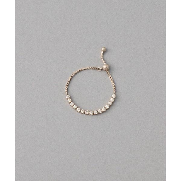 ZOZO問い合わせ番号:99660822ショップ:ete，エテブランド:ete，エテ商品名:[ラインストーン] チェーンリングカテゴリ:アクセサリー>リングブランド品番:821573-574-575素材:A:SV925+ロジウムコーテ...