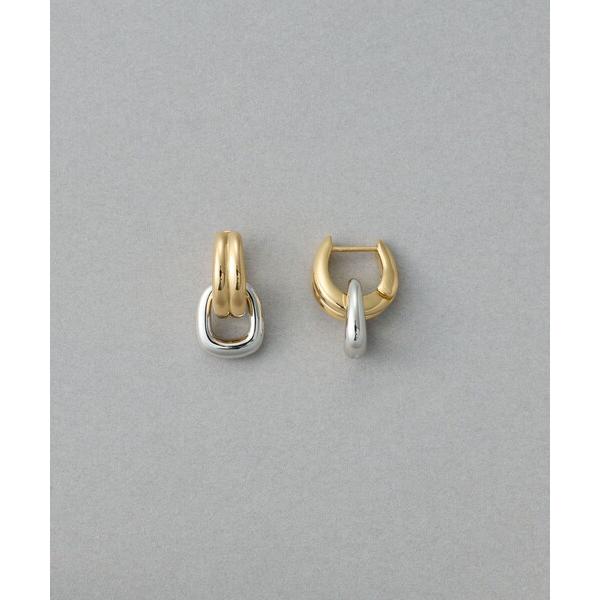 ※このアイテムは返品・交換対象外商品です。ZOZO問い合わせ番号:99660837ショップ:ete，エテブランド:ete，エテ商品名:チャーム ハグピアス バイカラーカテゴリ:アクセサリー>ピアス（両耳用）ブランド品番:872353素...