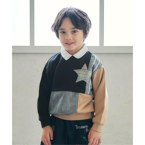 『セール実施中』ZOZO問い合わせ番号:99661104ショップ:F.O.Online Store，エフオーオンラインストアブランド:apres les cours，アプレレクール商品名:襟付きスターパッチトレーナーカテゴリ:トップス&gt...