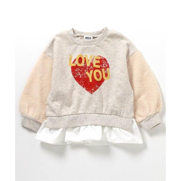 『セール実施中』ZOZO問い合わせ番号:99661105ショップ:F.O.Online Store，エフオーオンラインストアブランド:BREEZE，ブリーズ商品名:【ジュニア対応】袖ボアレイヤード風トレーナーカテゴリ:トップス>スウェ...