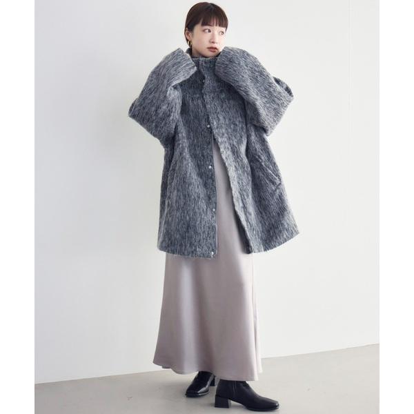 『セール実施中』ZOZO問い合わせ番号:99661342ショップ:RETRO GIRL，レトロガールブランド:RETRO GIRL，レトロガール商品名:【WEB限定】シャギースタンドカラーコートカテゴリ:ジャケット/アウター>ステンカ...