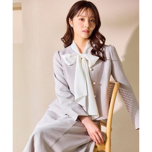 ZOZO問い合わせ番号:99661890ショップ:Feroux，フェルゥブランド:Feroux，フェルゥ商品名:パール釦ペプラムジャケット×スカート セットアップカテゴリ:ジャケット/アウター>セットアップブランド品番:OPPFLS0...