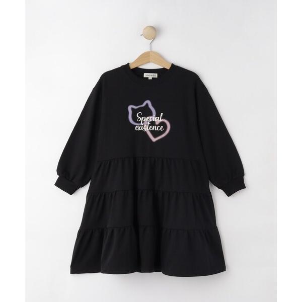 『タイムセール実施中』ZOZO問い合わせ番号:99663372ショップ:SHOO・LA・RUE，シューラルーブランド:SHOO・LA・RUE，シューラルー商品名:【100-150cm】ミニ裏毛ティアードワンピースカテゴリ:ワンピース/ドレス...