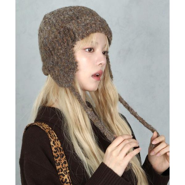 『セール実施中』ZOZO問い合わせ番号:99663973ショップ:RiNc，リンクブランド:BARELY BLUE，ベアリーブルー，RiNc，リンク商品名:【 BARELY BLUE / ベアリーブルー 】 ミックスニット フライトキャップ...