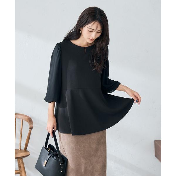 『セール実施中』ZOZO問い合わせ番号:99664018ショップ:a.v.v，アー・ヴェ・ヴェブランド:a.v.v，アーヴェヴェ商品名:【WEB限定】シフォンスリーブペプラムトップスカテゴリ:トップス>Tシャツ/カットソーブランド品番...