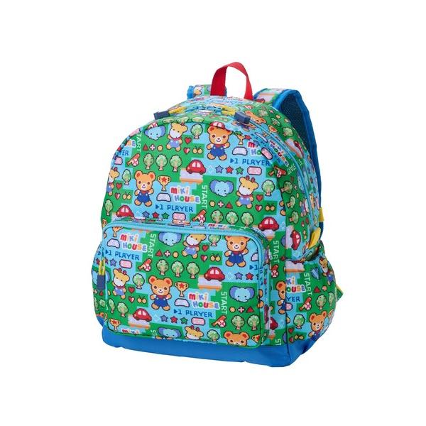 ZOZO問い合わせ番号:99664235ショップ:MIKI HOUSE，ミキハウスブランド:MIKI HOUSE，ミキハウス商品名:レトロゲームデザインリュック(M)カテゴリ:バッグ>バックパック/リュックブランド品番:10-8243...