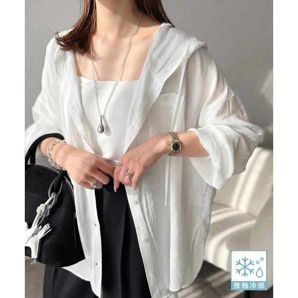 『セール実施中』ZOZO問い合わせ番号:99664359ショップ:Classical Elf，クラシカルエルフブランド:classicalelf，クラシカルエルフ商品名:【接触冷感機能付き】風をまとって、軽やかに。ダブルポケット付きフードシ...