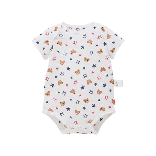 ※このアイテムは返品・交換対象外商品です。ZOZO問い合わせ番号:99664595ショップ:MIKI HOUSE，ミキハウスブランド:MIKI HOUSE，ミキハウス商品名:ピュアベール　メッシュ天竺素材の半袖ボディシャツカテゴリ:ママ＆ベ...