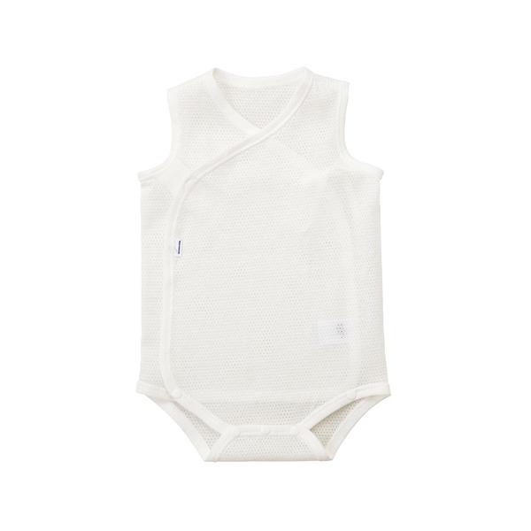 ※このアイテムは返品・交換対象外商品です。ZOZO問い合わせ番号:99664598ショップ:MIKI HOUSE，ミキハウスブランド:MIKI HOUSE，ミキハウス商品名:ピュアベール ノースリーブ前あきメッシュ天竺ボディシャツカテゴリ:...