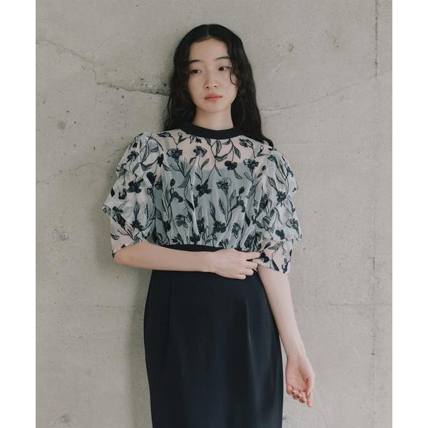 『セール実施中』ZOZO問い合わせ番号:99664897ショップ:kaene，カエンブランド:kaene，カエン商品名:エンブロイダリーコンビネーションドレス【kaene直営限定】結婚式 二次会 同窓会 成人式 パーティードレスカテゴリ:ワ...