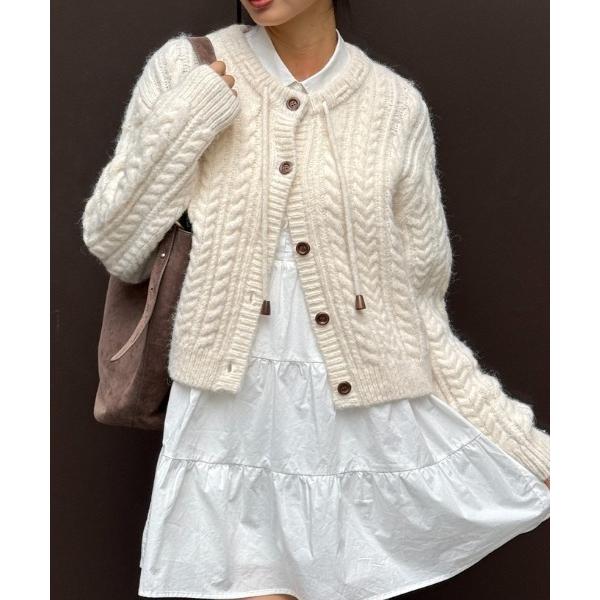 『タイムセール実施中』ZOZO問い合わせ番号:99664907ショップ:GENERAL IDEA，ジェネラルアイディアブランド:GENERAL IDEA，ジェネラルアイデア商品名:【GENERAL IDEA】バルーン袖ヘアリーケーブルカーデ...