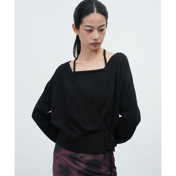 ZOZO問い合わせ番号:99664915ショップ:GENERAL IDEA，ジェネラルアイディアブランド:GENERAL IDEA，ジェネラルアイデア商品名:【GENERAL IDEA】レイヤードラップカーディガンセット / LAYERED...