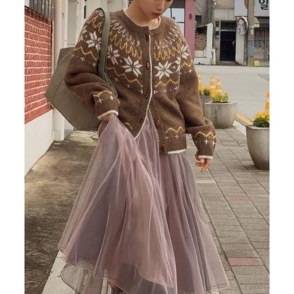 ZOZO問い合わせ番号:99665098ショップ:GENERAL IDEA，ジェネラルアイディアブランド:GENERAL IDEA，ジェネラルアイデア商品名:【GENERAL IDEA】ノルディック柄ラグラン袖カーディガン / WOOL N...