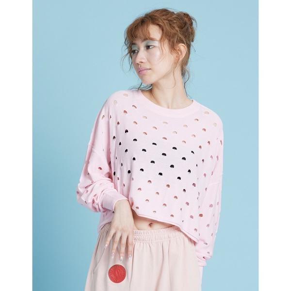 『セール実施中』参考価格：16，280円発売時期：2023年04月コンディション：A（使用感なし）数回使用した程度で使用感が感じられないアイテム参考商品名：Perforated short knit top参考品番：LSB-LTOP-070...