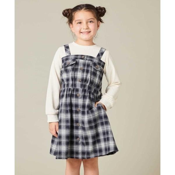 『タイムセール実施中』ZOZO問い合わせ番号:99695895ショップ:a.v.v，アー・ヴェ・ヴェブランド:a.v.v，アーヴェヴェ商品名:[120-160]トレーナードッキングワンピースカテゴリ:ワンピース/ドレス>ワンピースブラ...